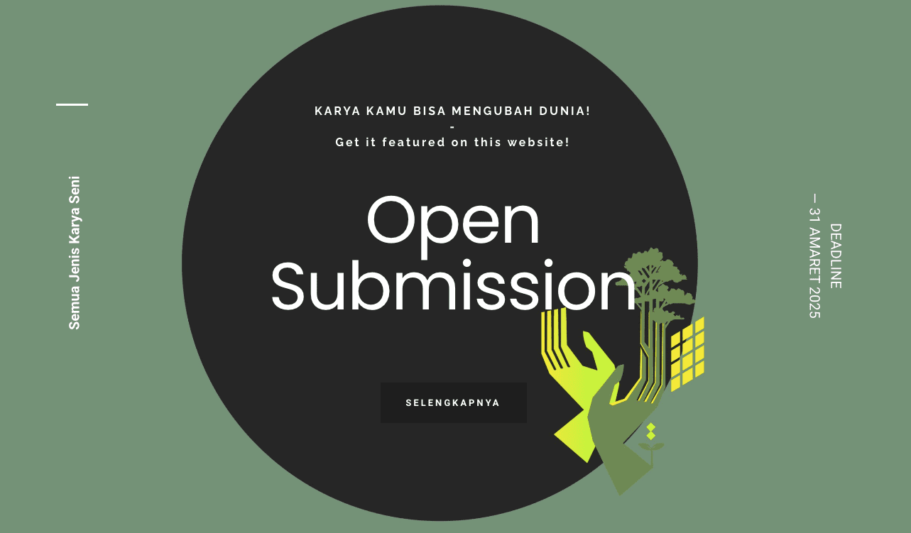 Open Call for Submission - THE FUTURE IS OUR CANVAS